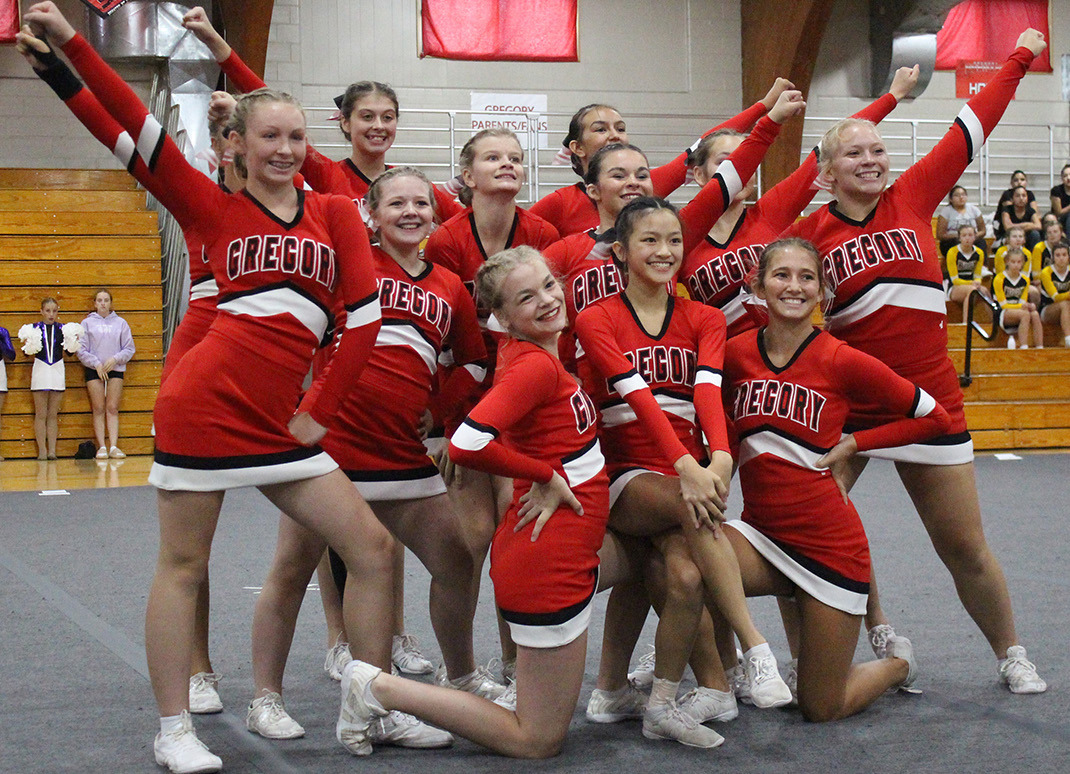 Competitive cheer and dance team hosts first competition | Gregory ...